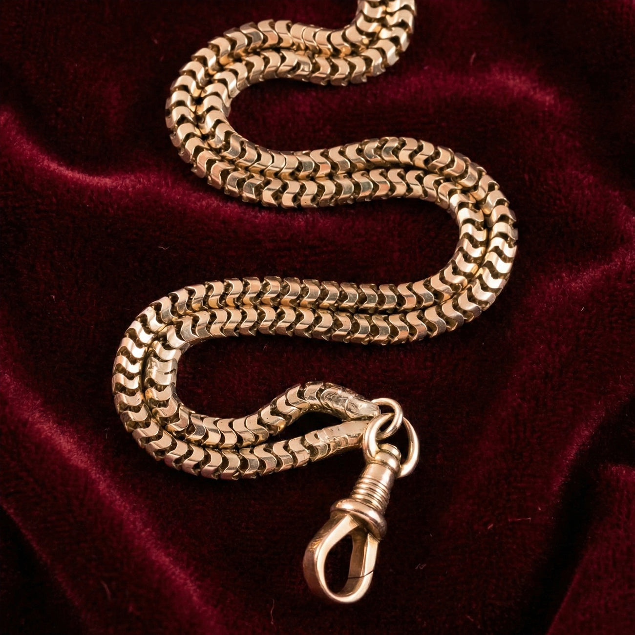 Victorian 9ct Gold Guard Chain – Antique Jewellery Online
