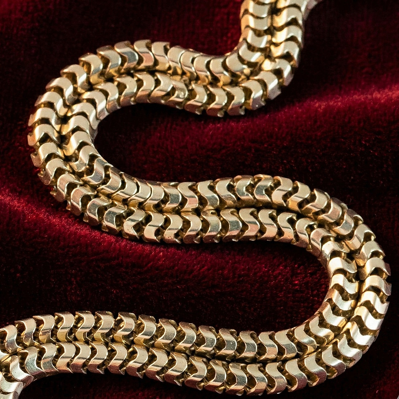 Victorian 9ct Gold Guard Chain – Antique Jewellery Online