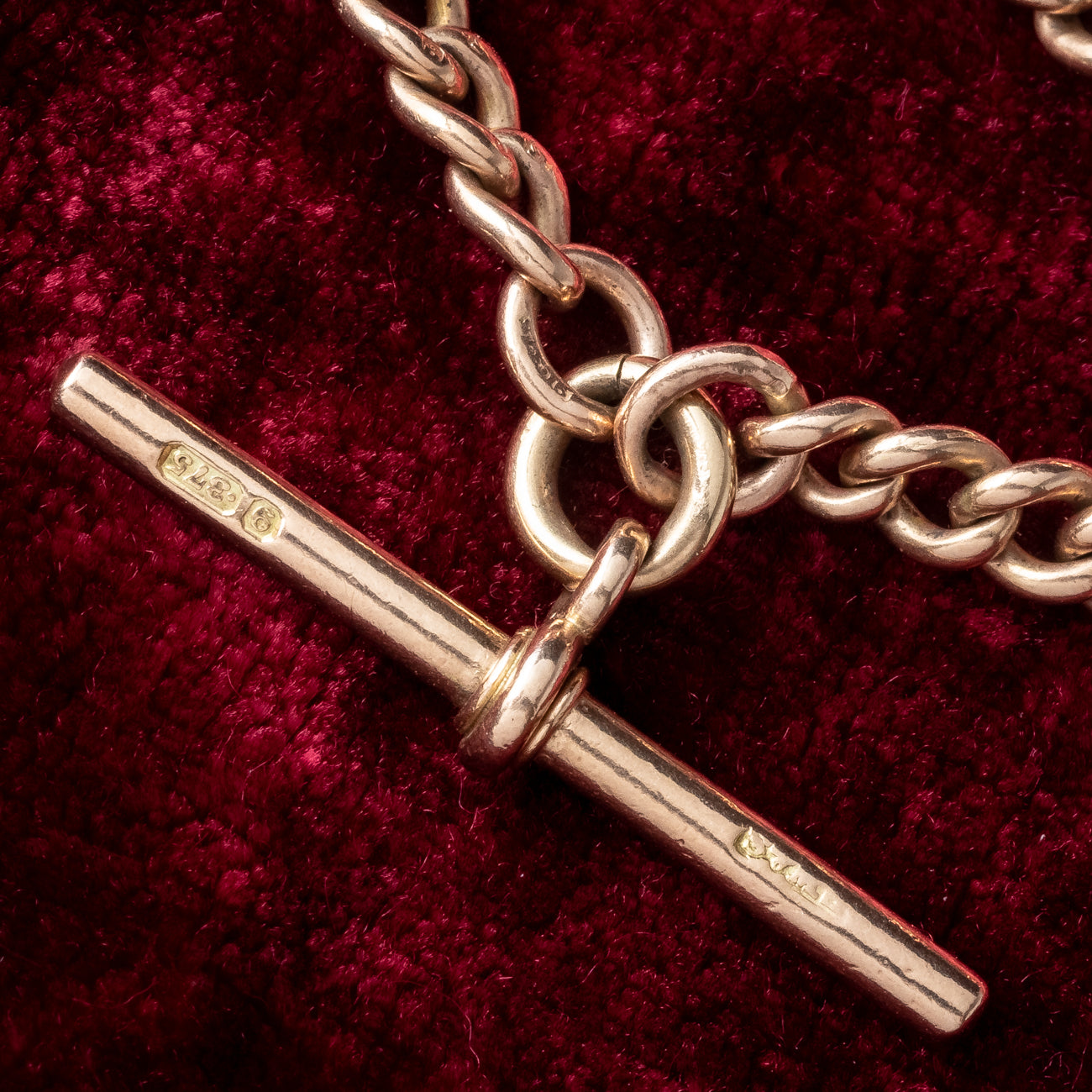 Antique Art Deco Albert Chain 9ct Gold Dated 1920 – Antique Jewellery ...