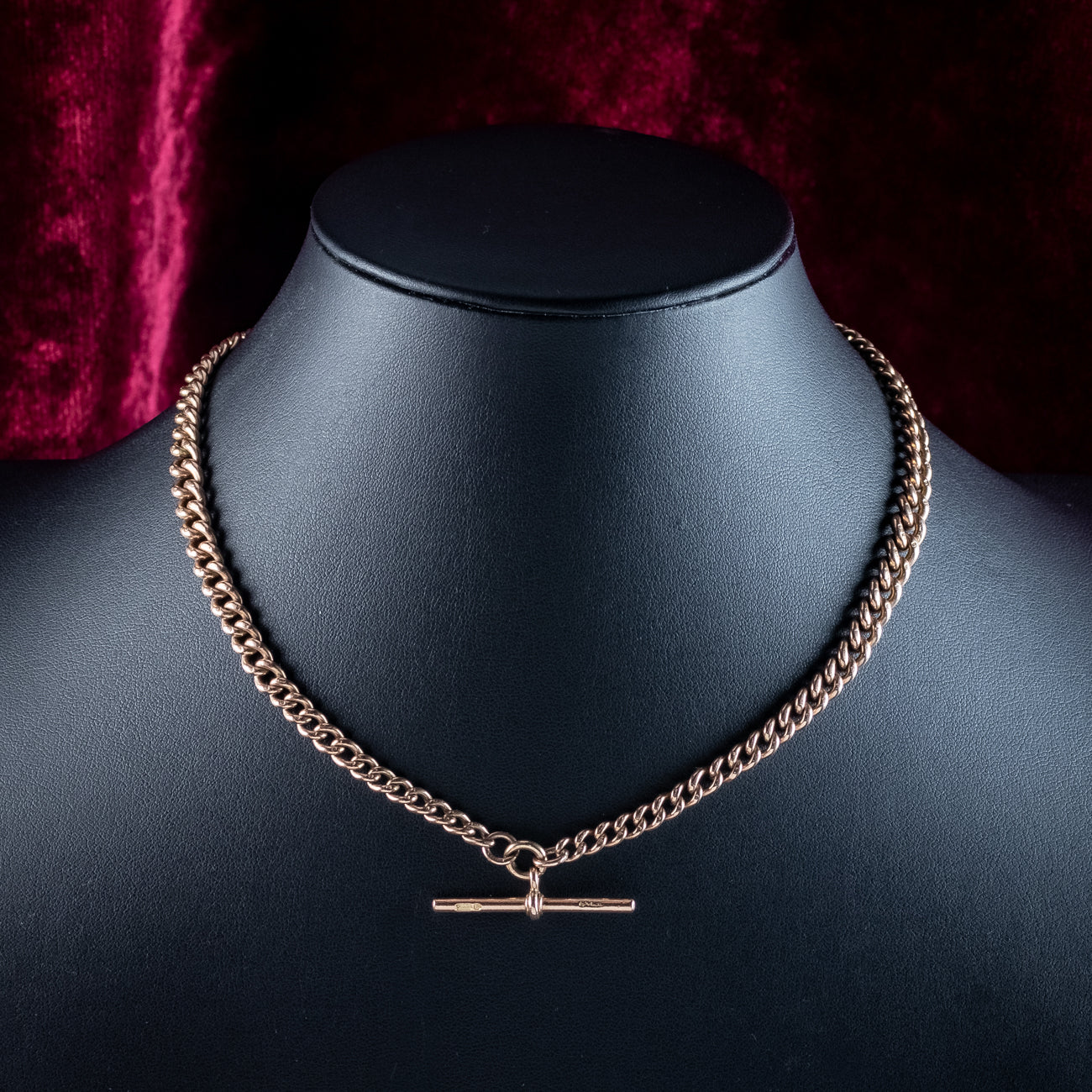 Antique Art Deco Albert Chain 9ct Gold Dated 1920 – Antique Jewellery ...