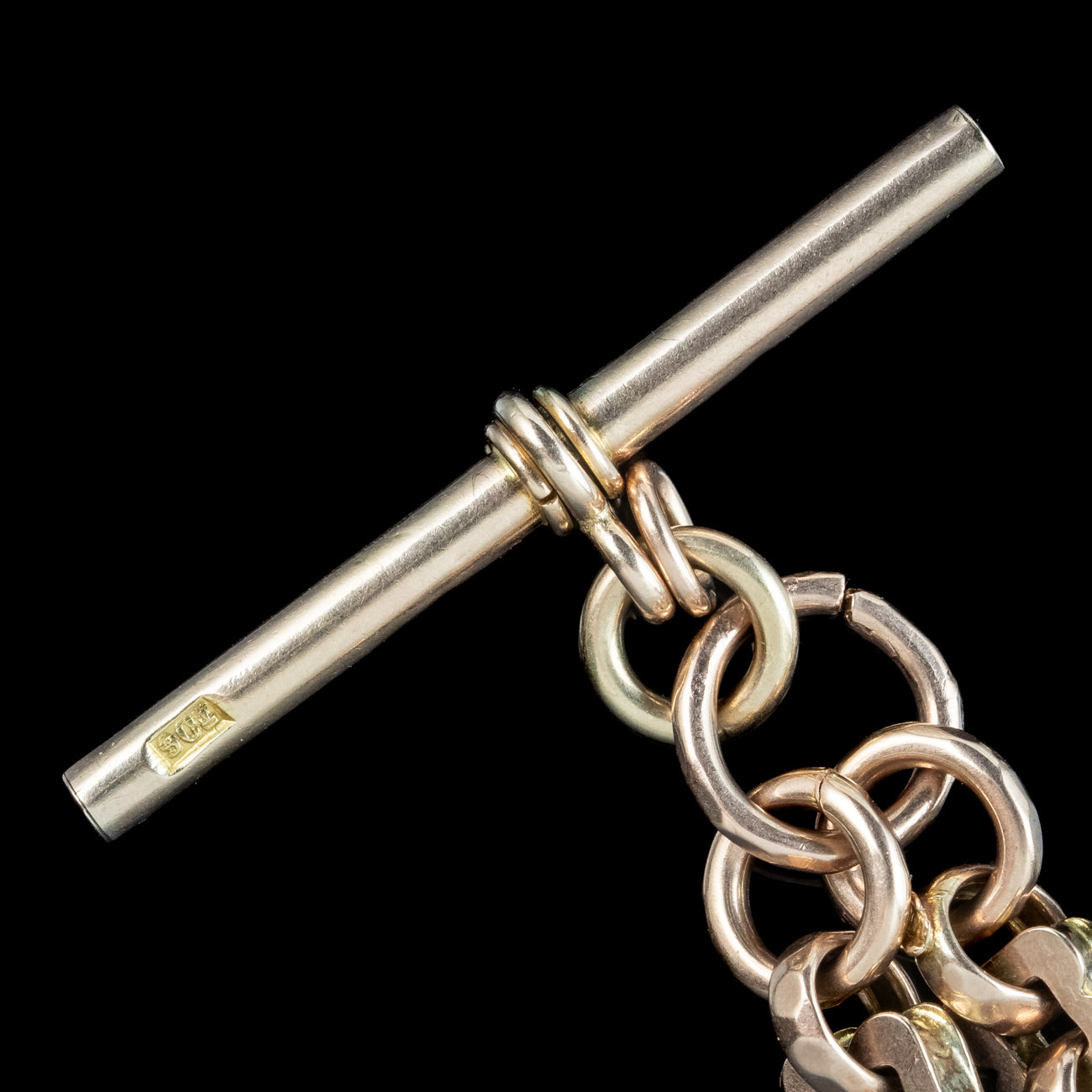 Antique Victorian Albert Chain 9ct Gold With T Bar – Antique Jewellery ...