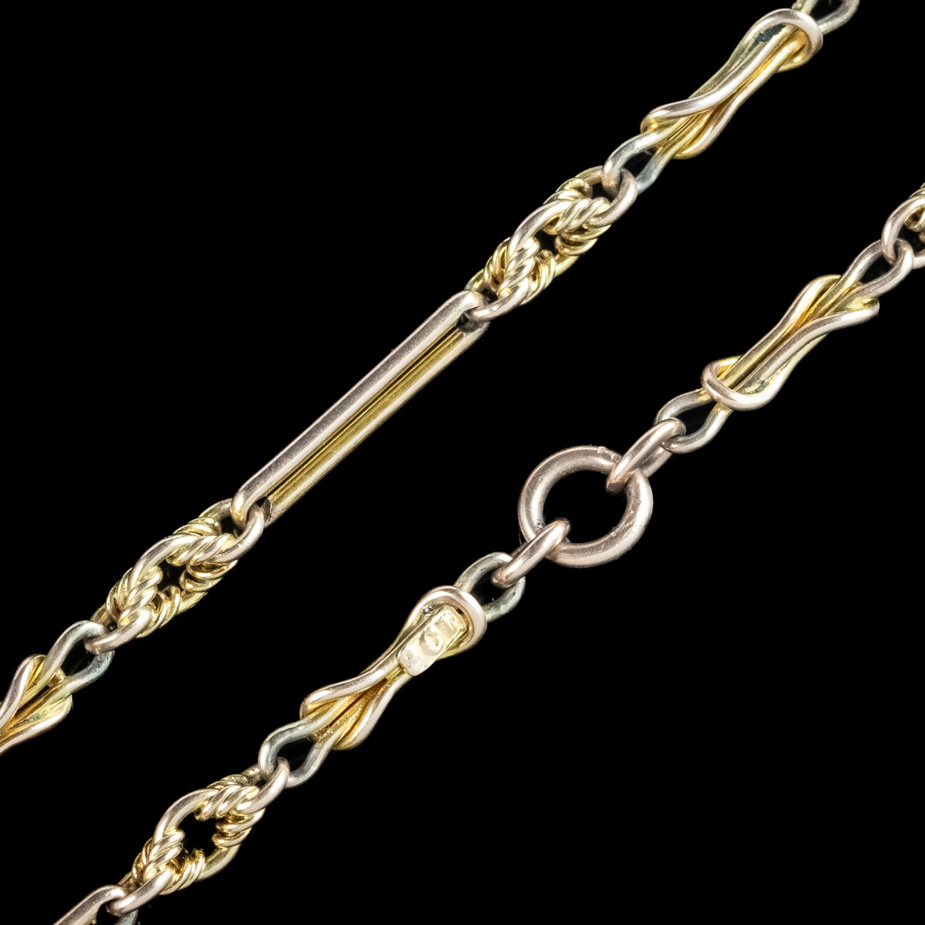 Antique Victorian Long Guard Chain 9ct Gold – Antique Jewellery Online