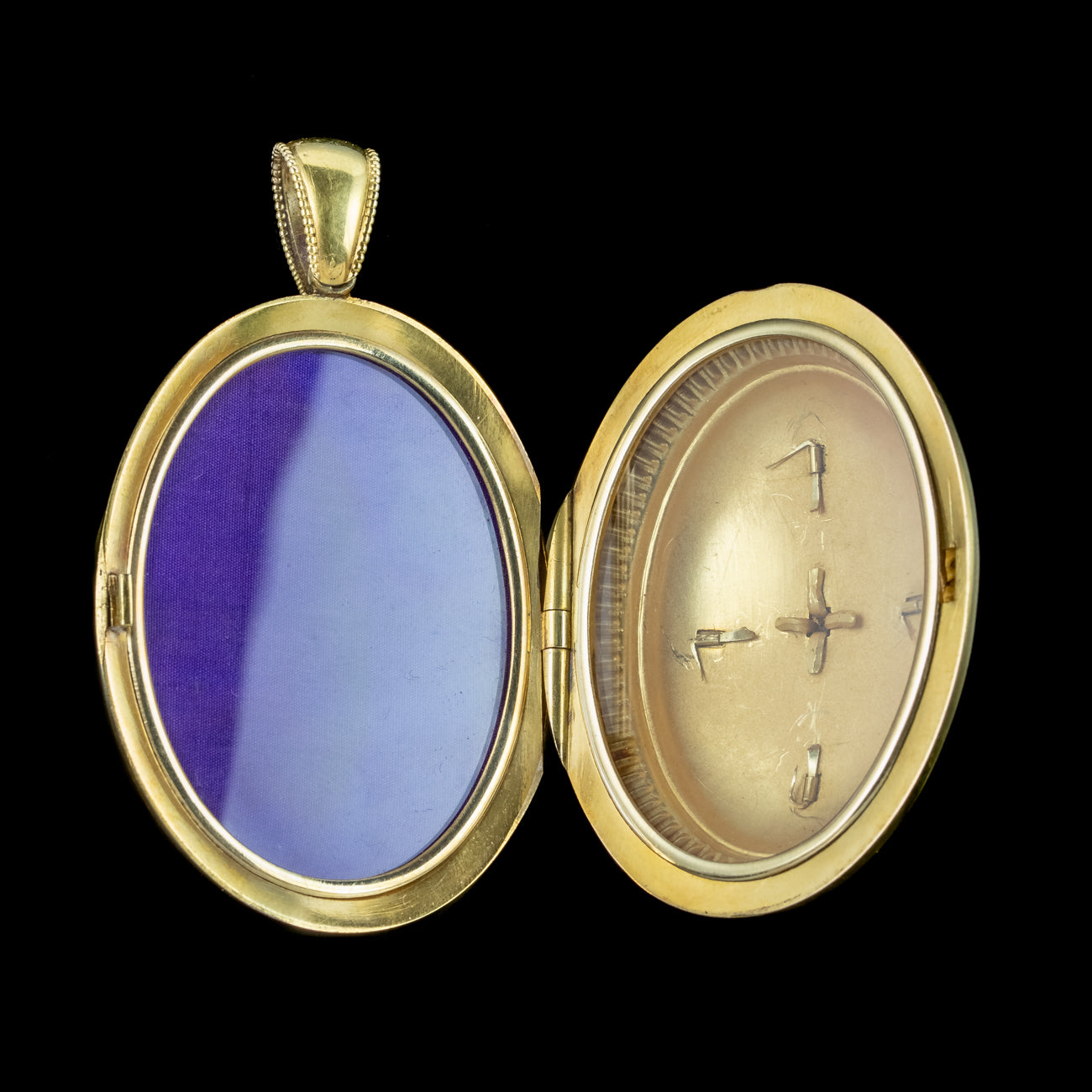 Antique Victorian Pearl Enamel Locket 18ct Gold With Box – Antique ...