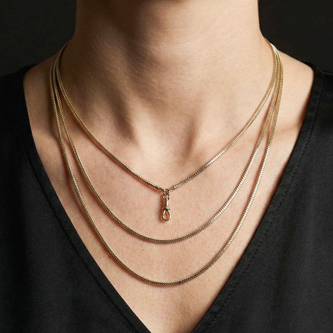 Victorian 9ct Gold Guard Chain – Antique Jewellery Online