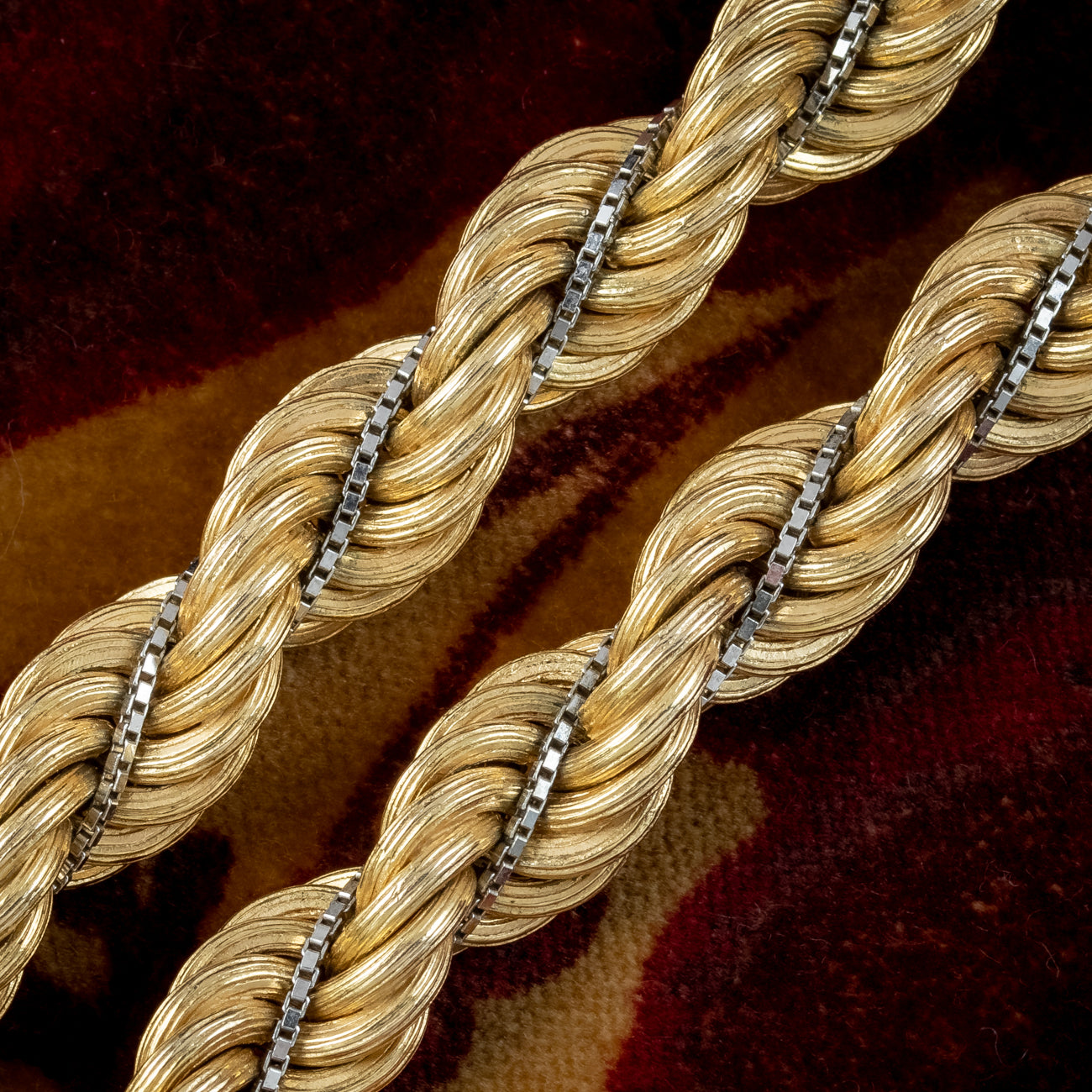 Vintage Rope Twist Chain Necklace 9ct Gold Dated 1979 – Antique ...