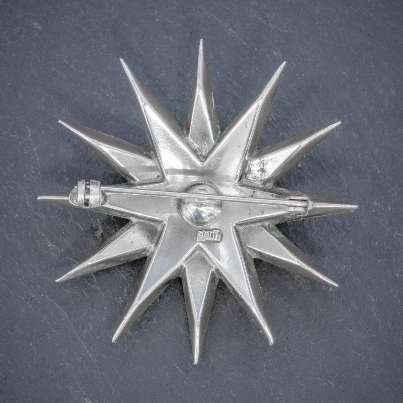 ANTIQUE EDWARDIAN PASTE STAR BROOCH SILVER CIRCA 1910 – Antique ...