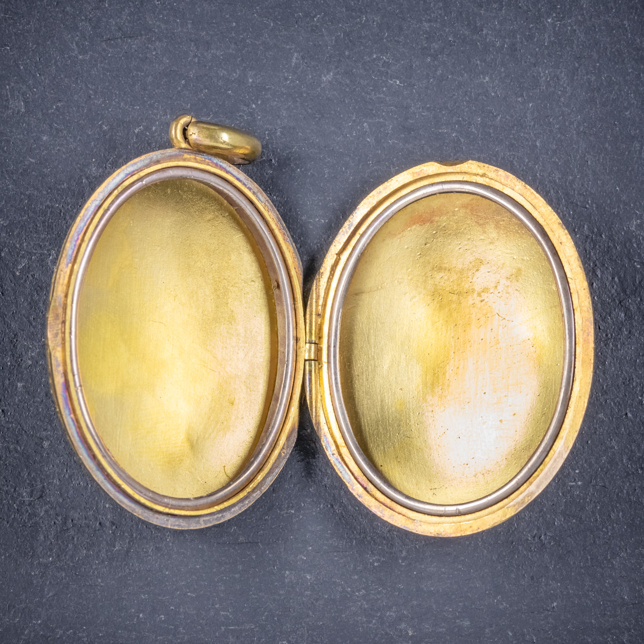 Antique Victorian Large Solid 18ct Gold Engraved Locket Circa 1880 ...