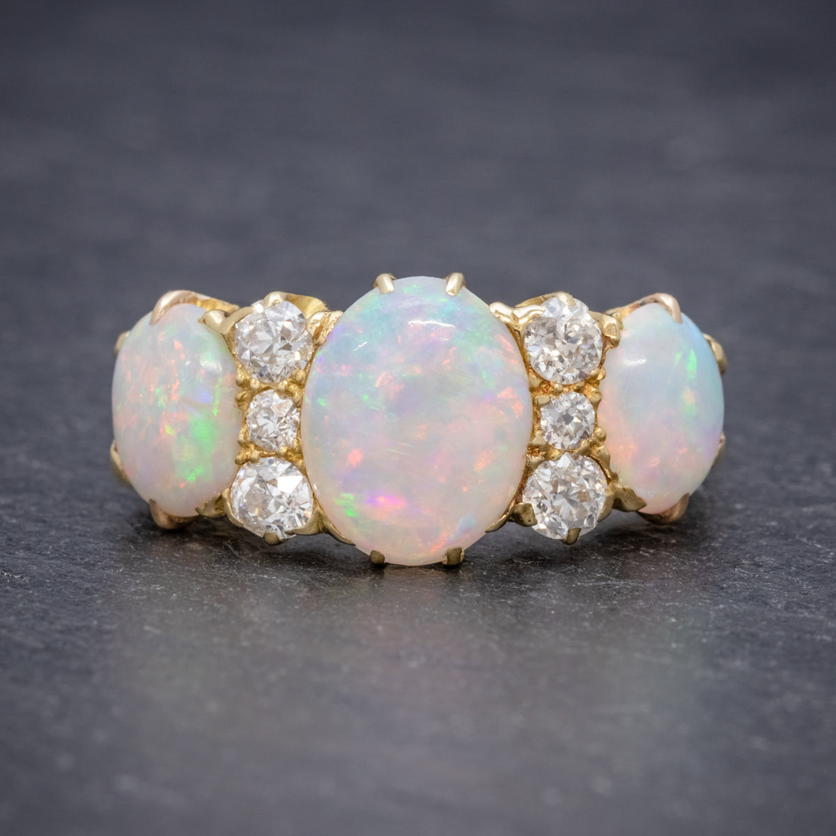 opal trilogy ring