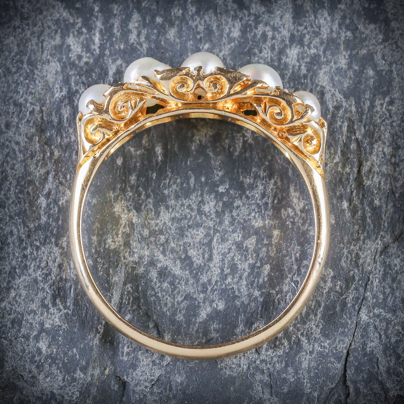 Antique Victorian Pearl Ring 18ct Gold Circa 1870 – Antique Jewellery ...