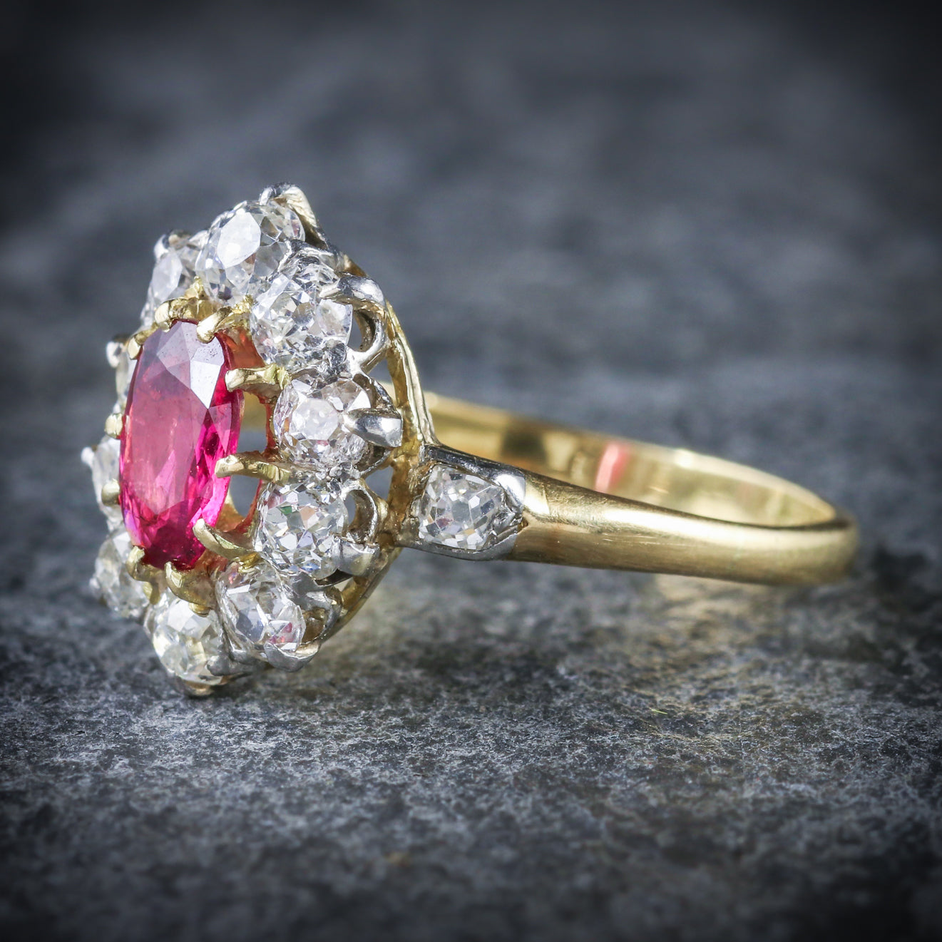 Antique Edwardian Ruby Diamond Ring 18ct Gold Circa 1901 – Antique ...
