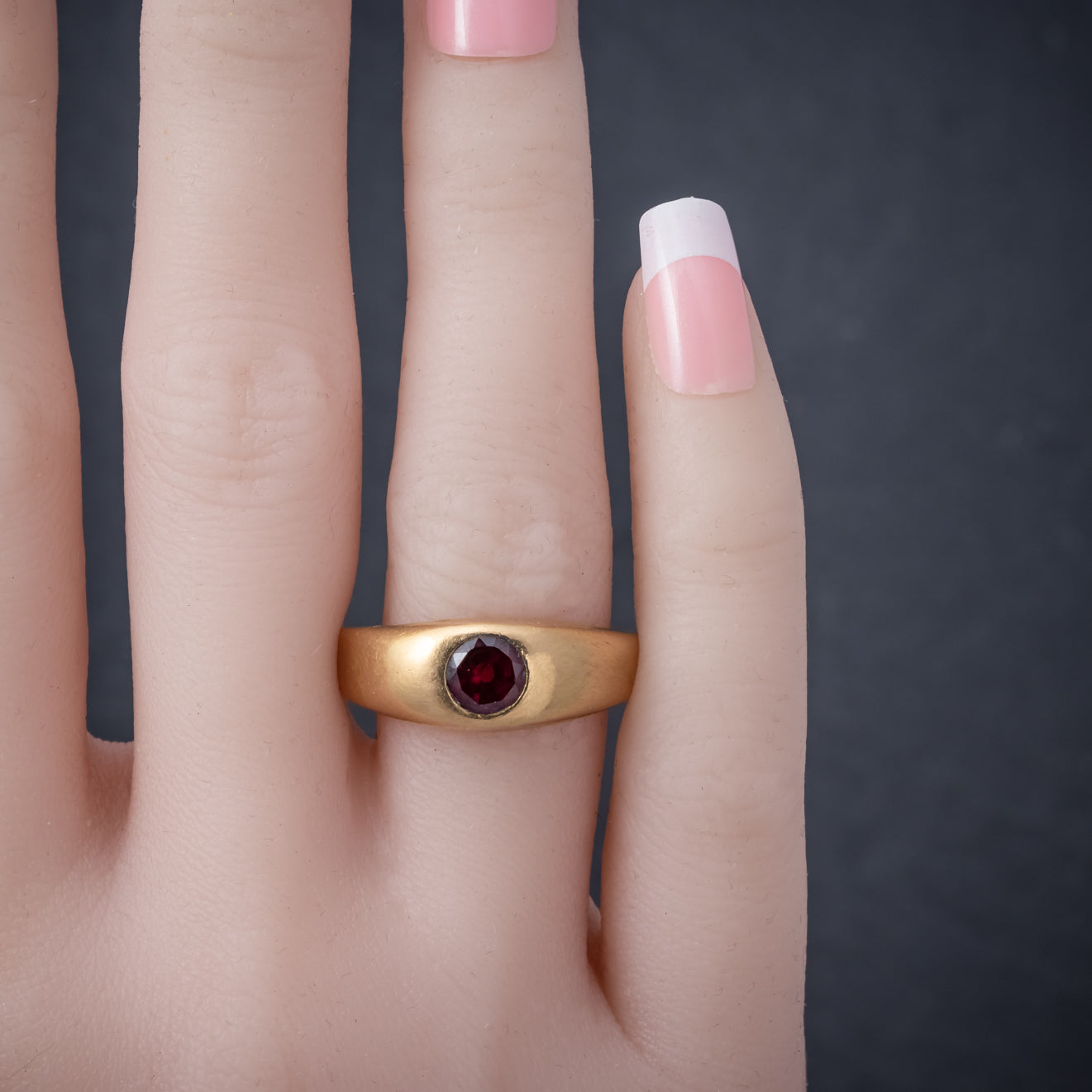 Antique Victorian Ruby Ring 18ct Gold 0.60ct Ruby Circa 1900 – Antique ...