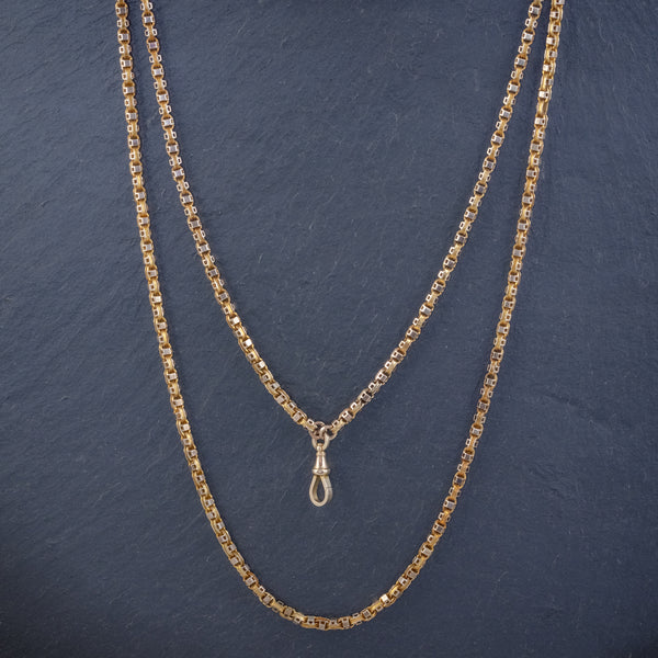 ART DECO SOLID 18CT GOLD GUARD CHAIN 58 GRAMS CIRCA 1920 – Antique ...