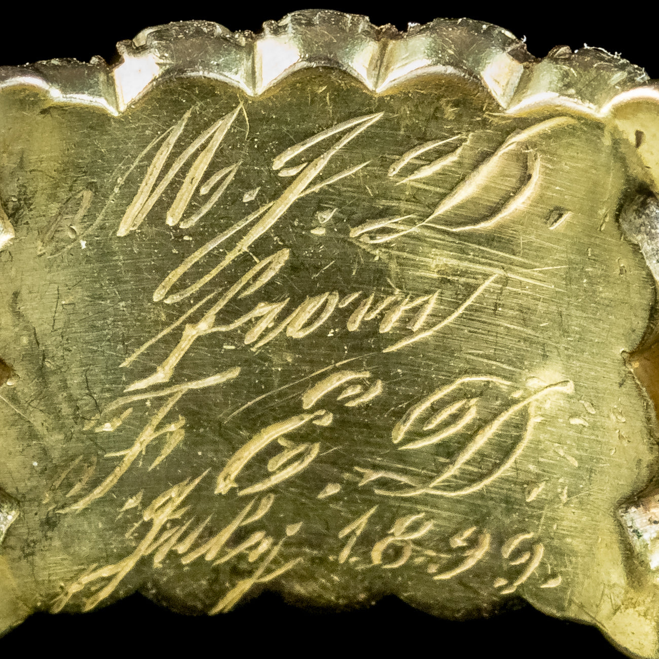 Antique Georgian Emerald Diamond Cluster Ring 2ct Emerald Dated 1828 ...