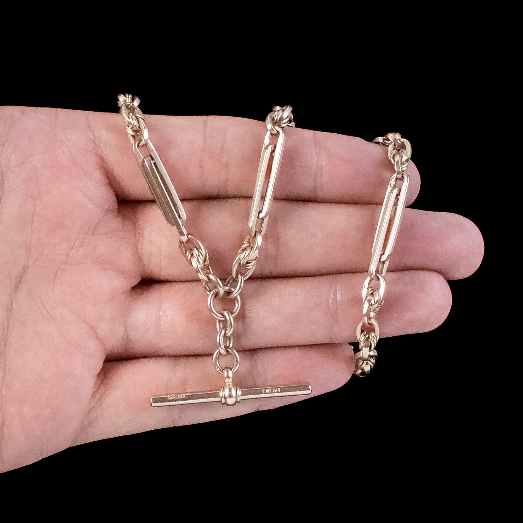 Antique Victorian 9ct Gold Albert Chain – Antique Jewellery Online