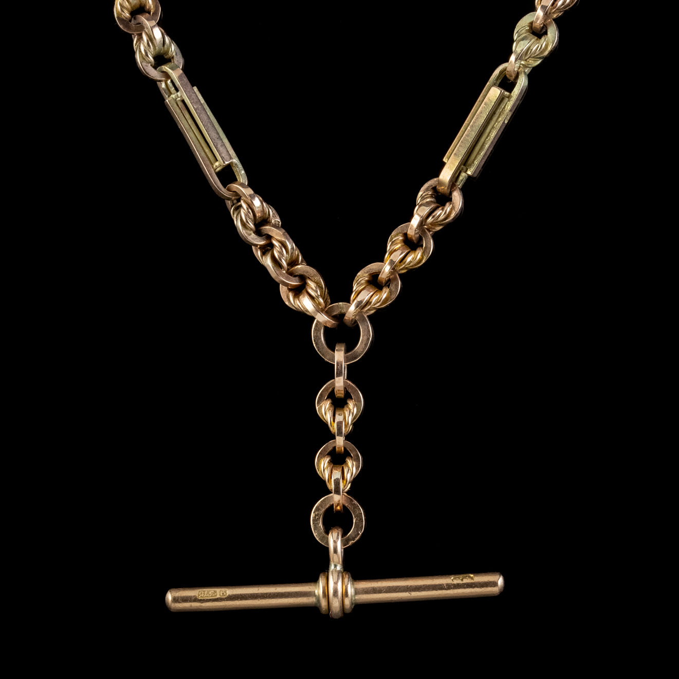 ANTIQUE VICTORIAN ALBERT CHAIN NECKLACE 9CT GOLD CIRCA 1880 – Antique ...