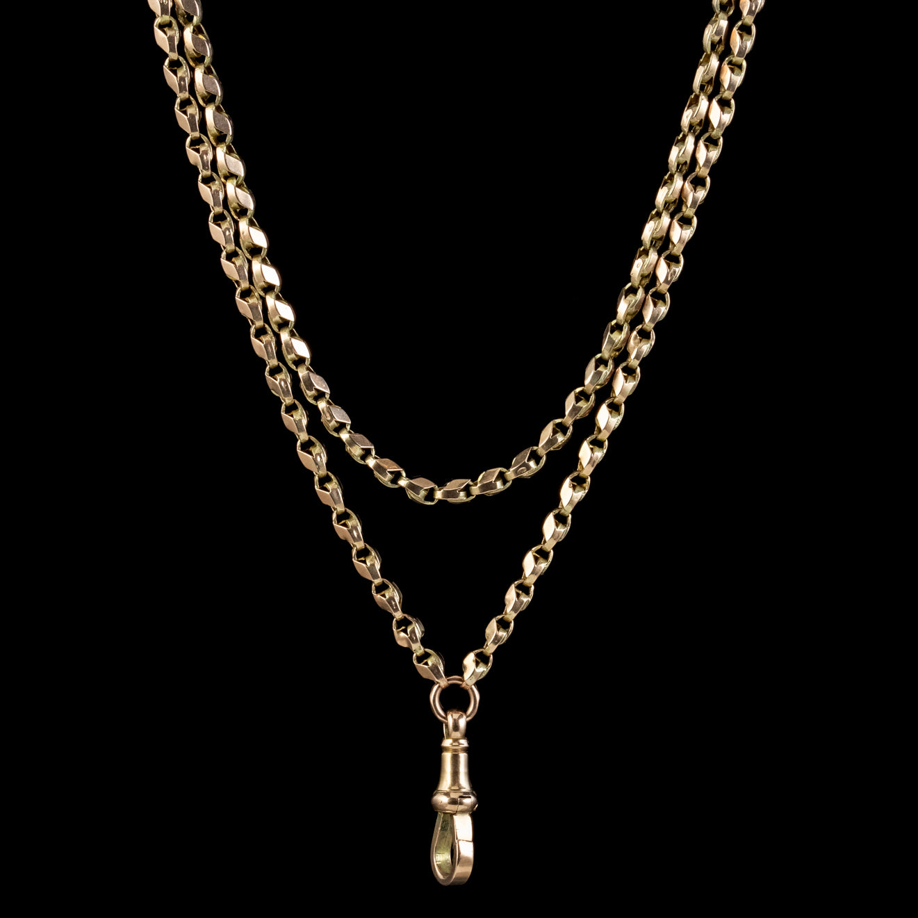 ANTIQUE VICTORIAN GUARD CHAIN 9CT GOLD CIRCA 1880 – Antique Jewellery ...