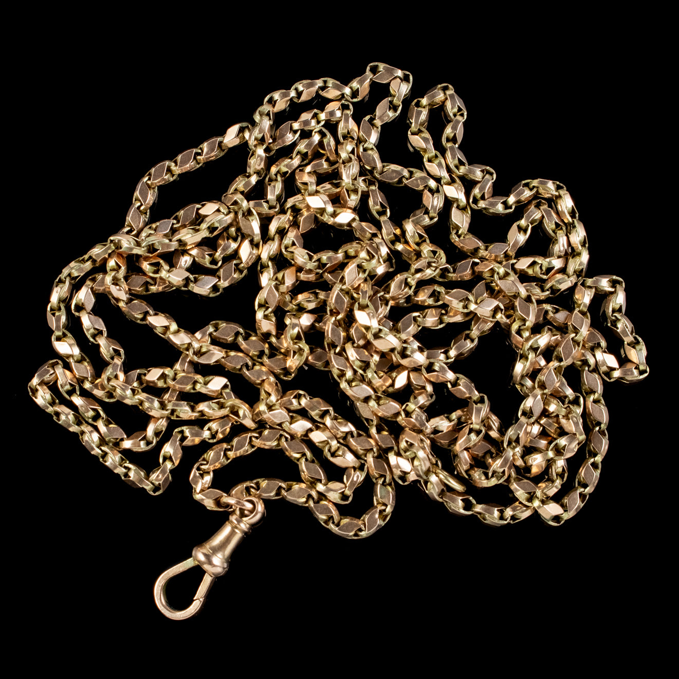 ANTIQUE VICTORIAN GUARD CHAIN 9CT GOLD CIRCA 1880 – Antique Jewellery ...