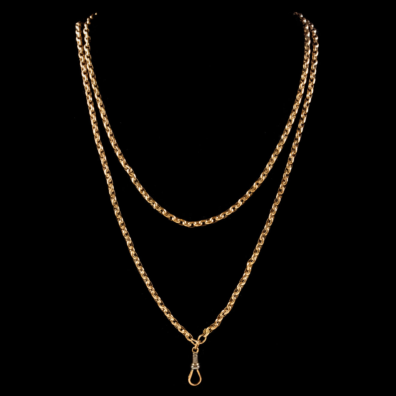 ANTIQUE VICTORIAN GUARD CHAIN 9CT GOLD CIRCA 1880 – Antique Jewellery ...
