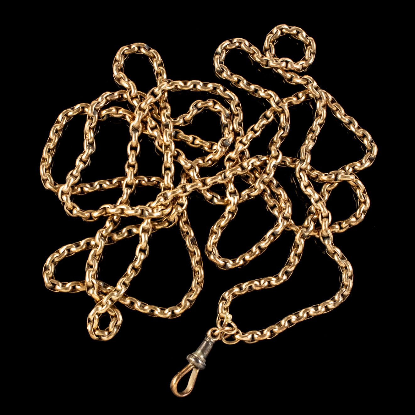 ANTIQUE VICTORIAN GUARD CHAIN 9CT GOLD CIRCA 1880 – Antique Jewellery ...
