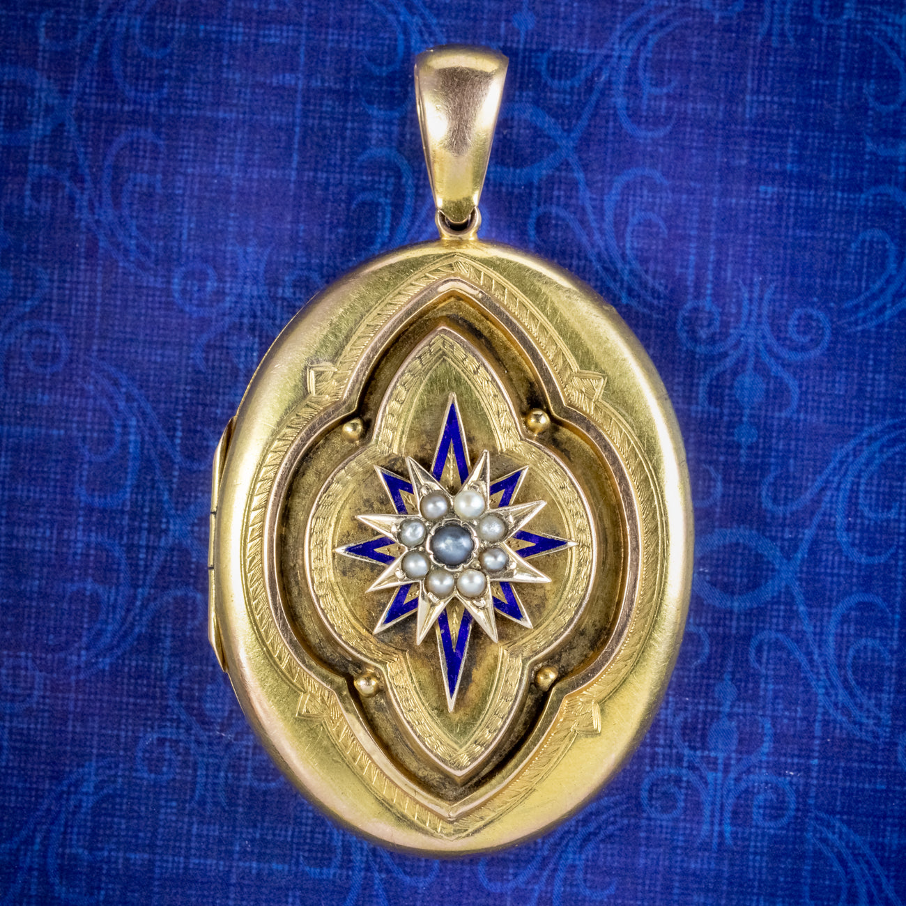 ANTIQUE VICTORIAN PEARL STAR LOCKET 15CT GOLD CIRCA 1890 – Antique ...