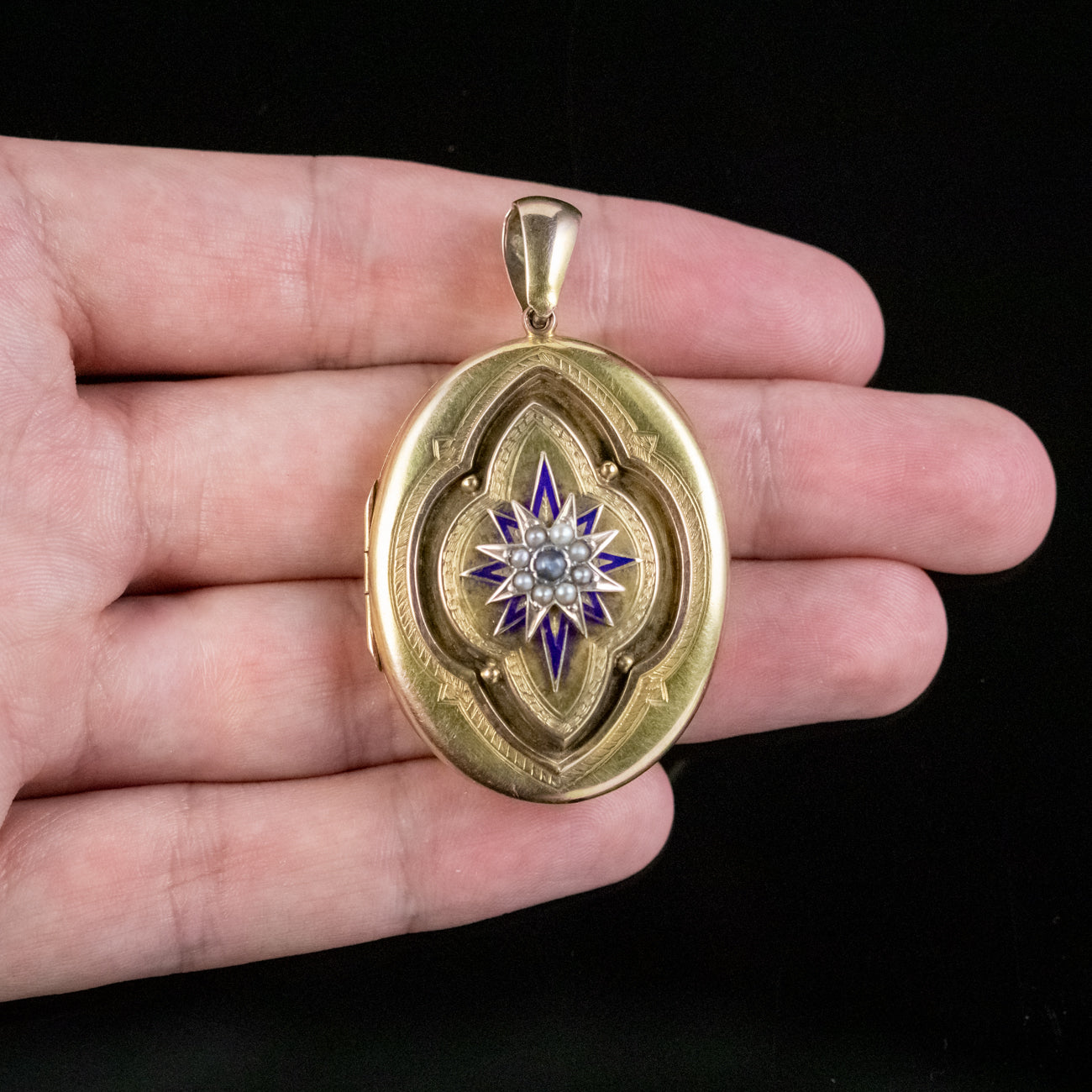 ANTIQUE VICTORIAN PEARL STAR LOCKET 15CT GOLD CIRCA 1890 – Antique ...
