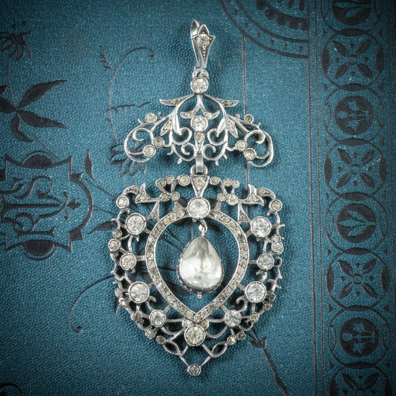 Antique Georgian Paste Stone Pendant Circa 1780 – Antique Jewellery Online